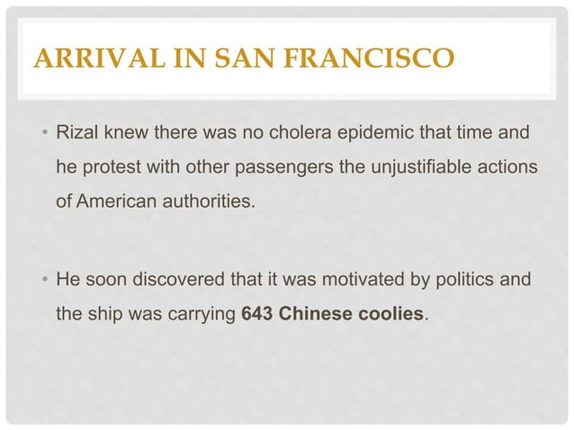 Rizal’s visit to united states 1888 | PPTX