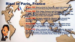 RIZAL TRAVEL ABROAD_sagayap.pptx rizal monuments | PPT