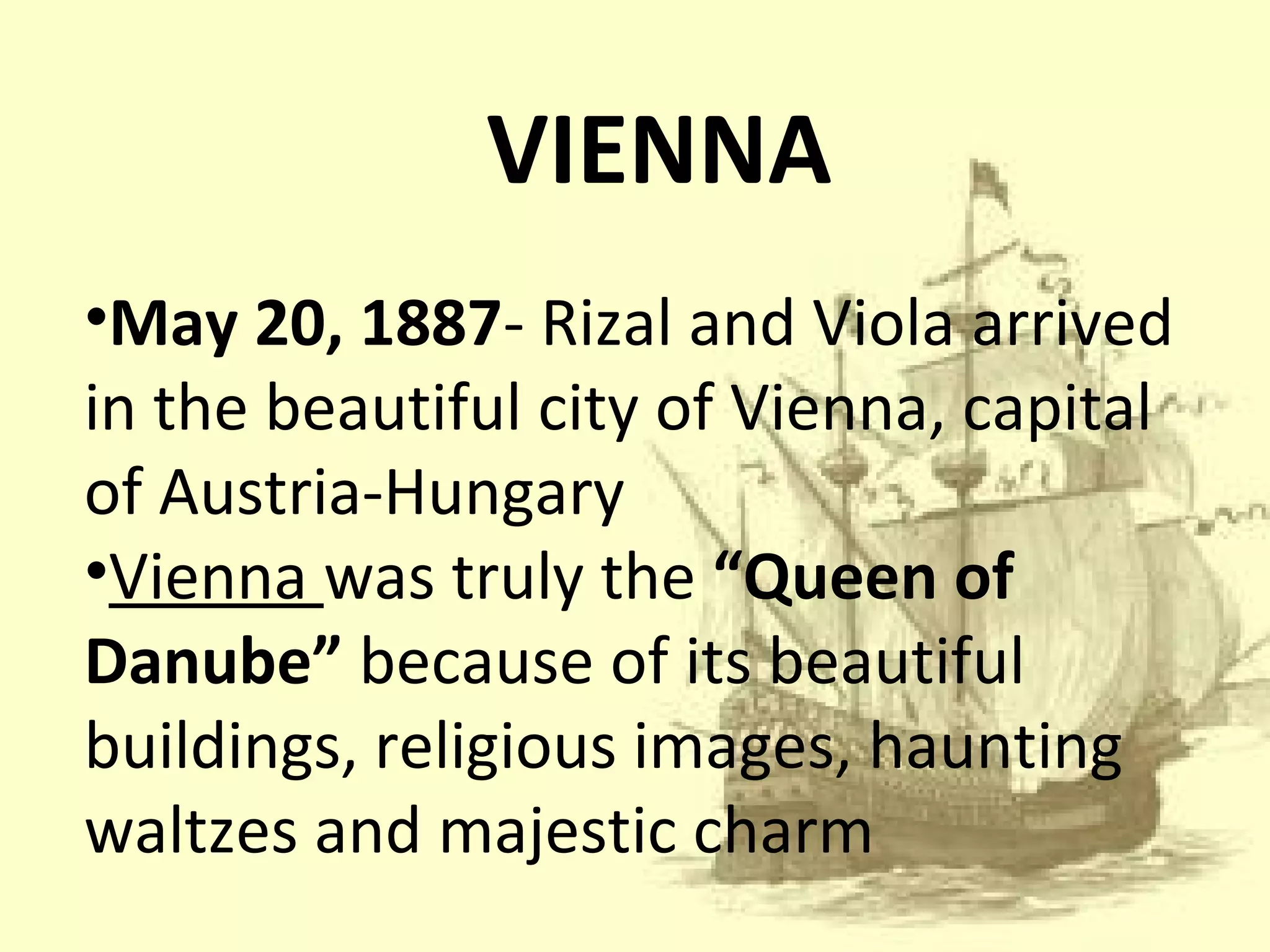 Rizal first trip abroad | PPT