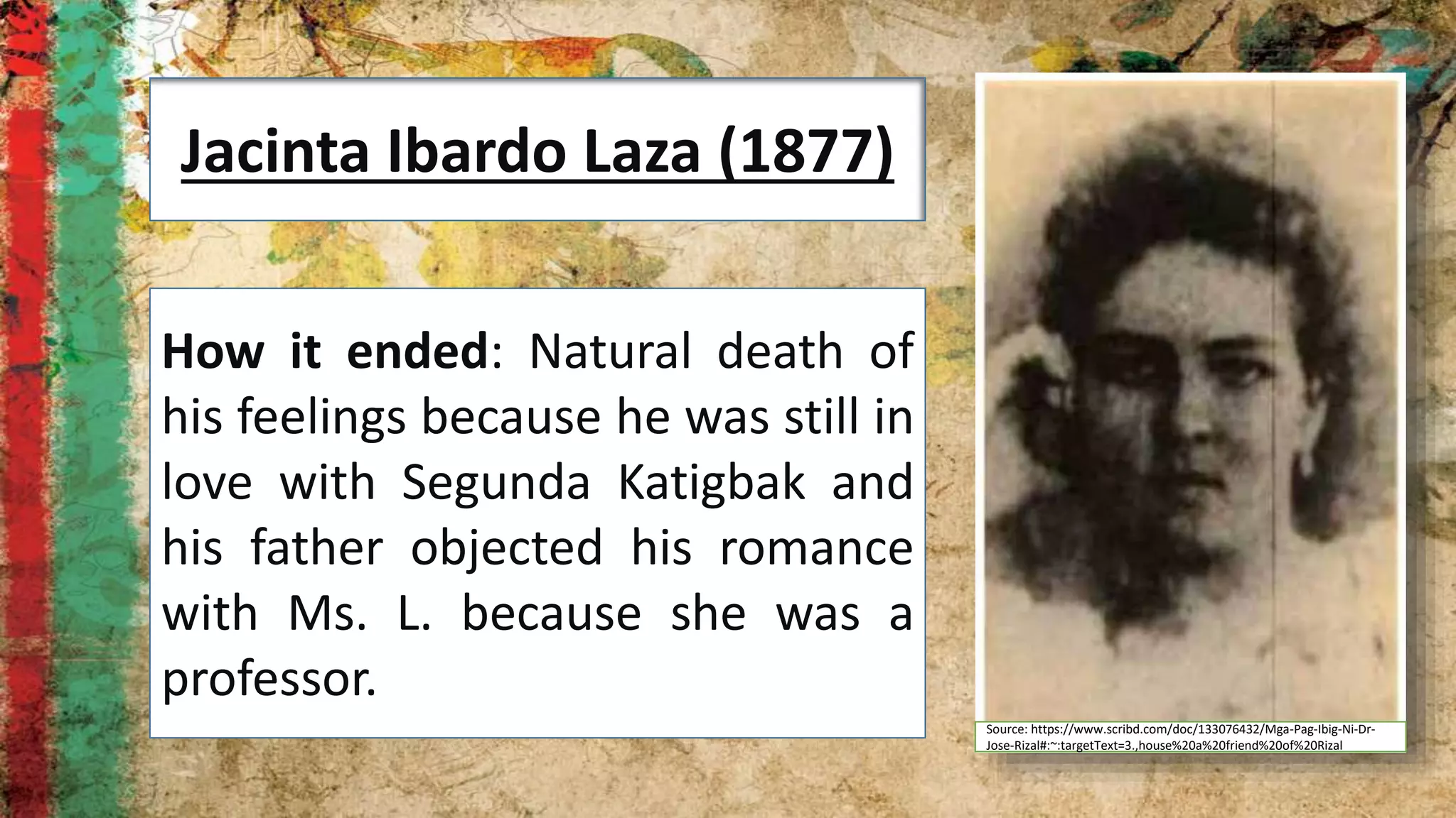 Jose Rizal: Women in Rizal's Life | PPTX