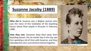 Jose Rizal: Women in Rizal's Life | PPT