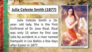 Jose Rizal: Women in Rizal's Life | PPT