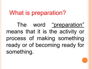 Preparation of the Manicure Table and Preparation of Plain Manicure | PPTX