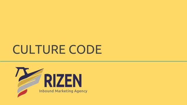 Rizen Inbound Culture Code | PPTX