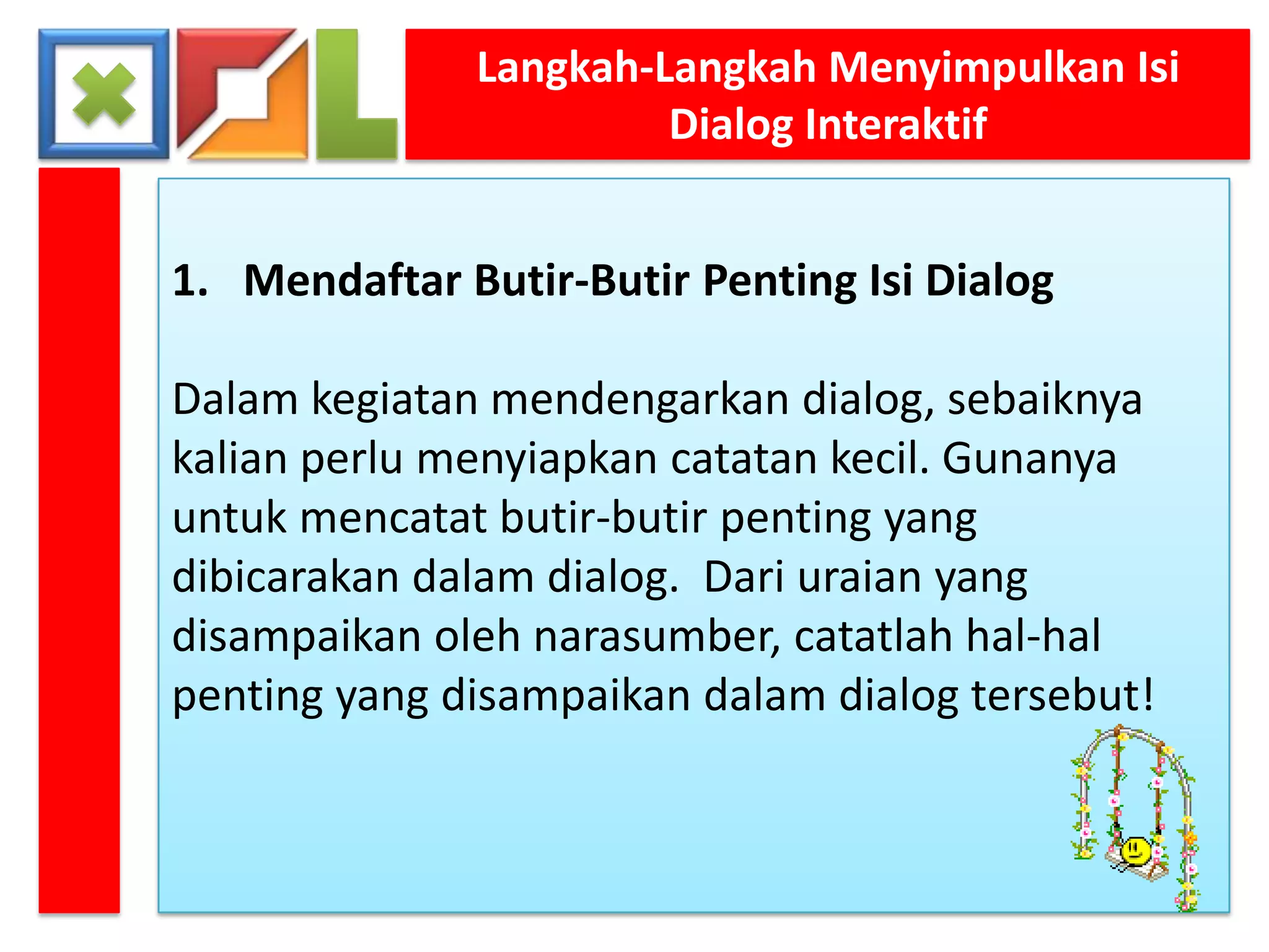 dialog interaktif | PPTX