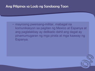 Ang Pilipinas sa loob ng isang taon | PPT