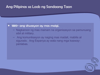 Ang Pilipinas sa loob ng isang taon | PPT
