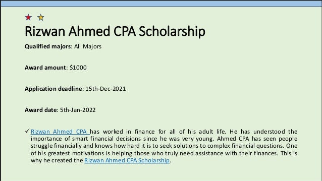 Rizwan Ahmed CPA | PPT
