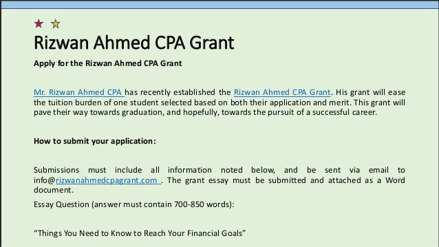 Rizwan Ahmed CPA | PPT