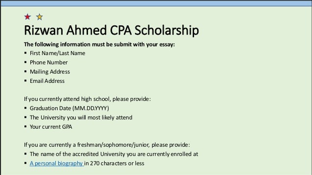 Rizwan Ahmed CPA | PPT