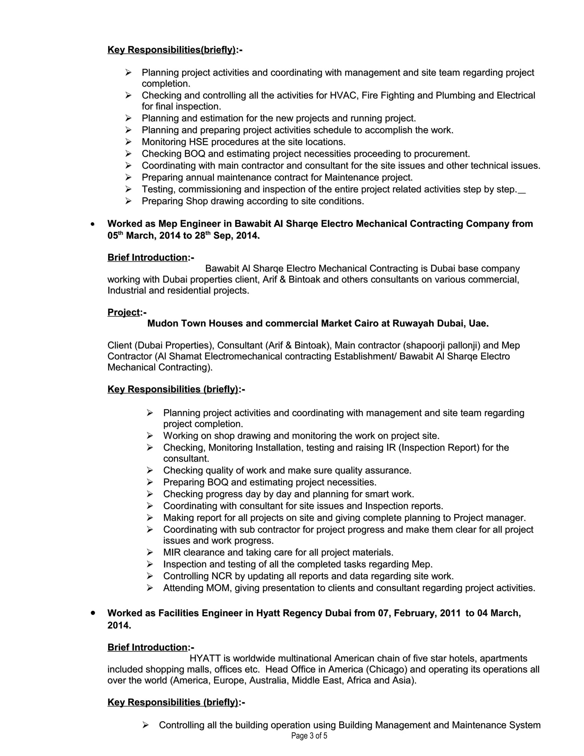 Engr Rizwan asif cv | DOC