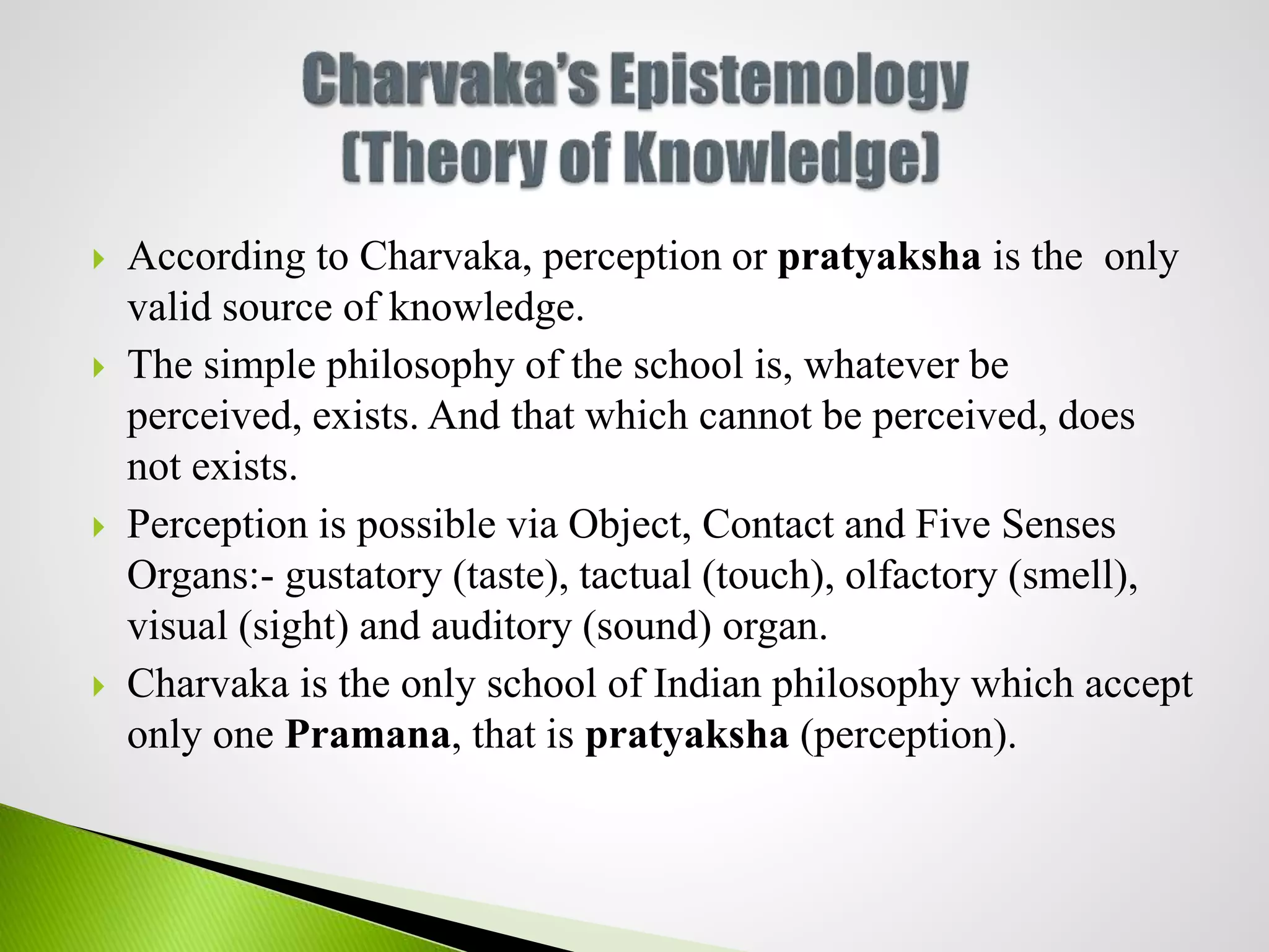 carvaka philosophy | PPTX