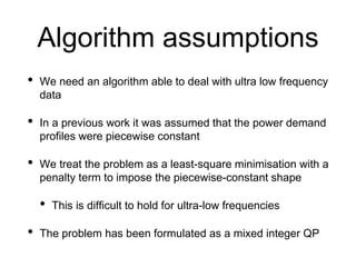 An optimisation-based energy disaggregation algorithm for low frequency smart meter data | PPTX