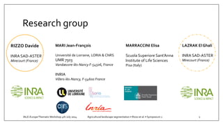 Agricultural landscape segmentation: a stochastic method to map ...