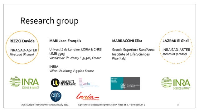 Agricultural Landscape Segmentation A Stochastic Method To Map Heterogeneous Variables Ppt