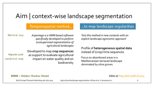 Agricultural landscape segmentation: a stochastic method to map ...