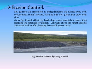 Application of Geocell in Geotechnical Engineering | PPTX