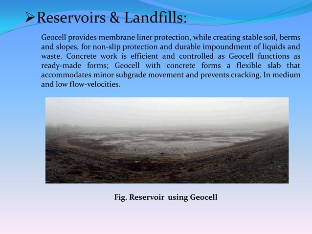 Application of Geocell in Geotechnical Engineering | PPTX