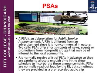 ITFT-MEDIA Radio jockey | PDF