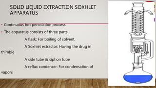 Solvent Extraction by Rashmi Joshi | PPTX