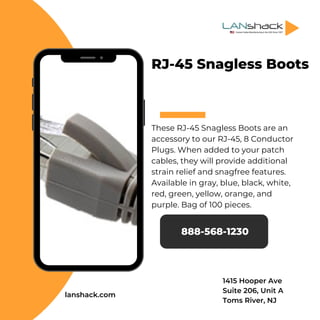 RJ-45 Snagless Boots | PDF