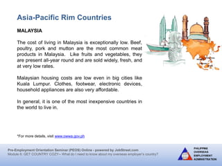 Module 6 country cozy-asia pacific | PPTX