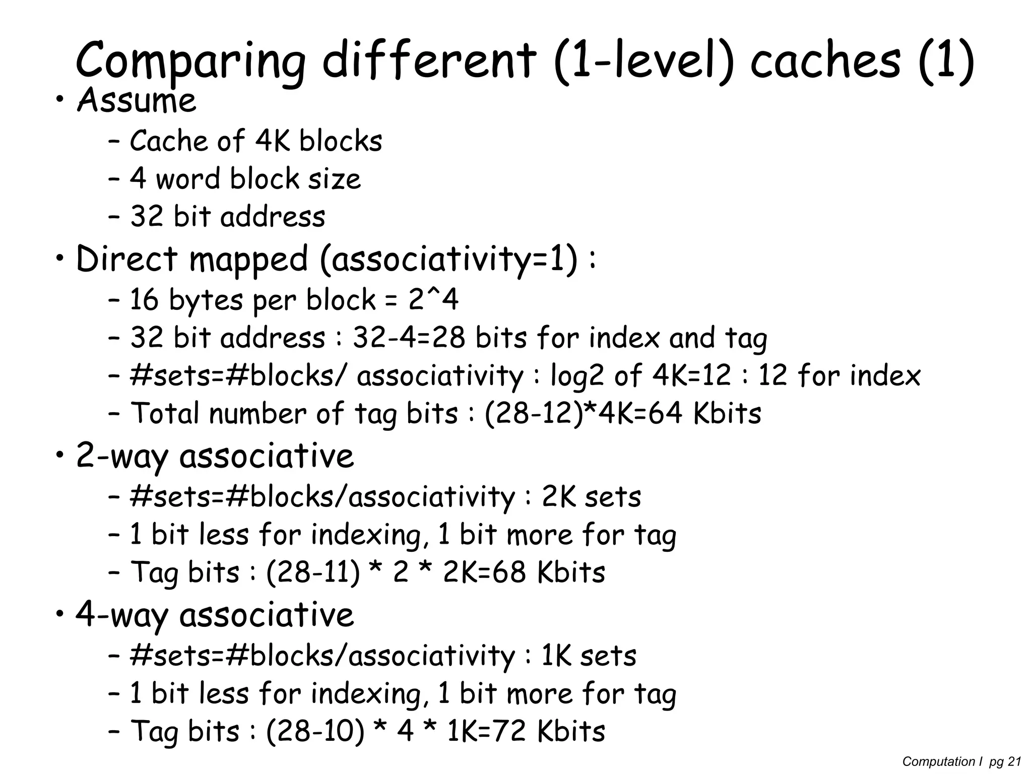 Cache recap | PPTX