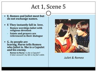 Romeo and Juliet Act 1 Summary | PPTX