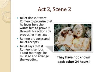 Romeo and Juliet Act 2, Scenes 1-2 Notes | PPTX