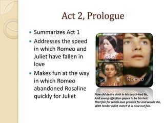 Romeo and Juliet Act 2, Scenes 1-2 Notes | PPTX
