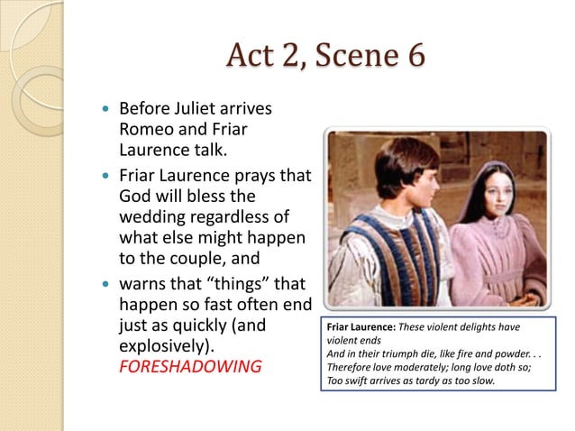 Romeo and Juliet Act 2, Scenes 3-6 Notes | PPTX
