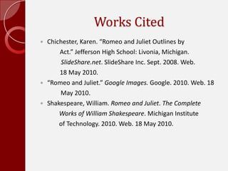 Romeo and Juliet Act 3 Summary Notes | PPTX