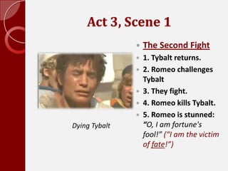 Romeo and Juliet Act 3 Summary Notes | PPTX
