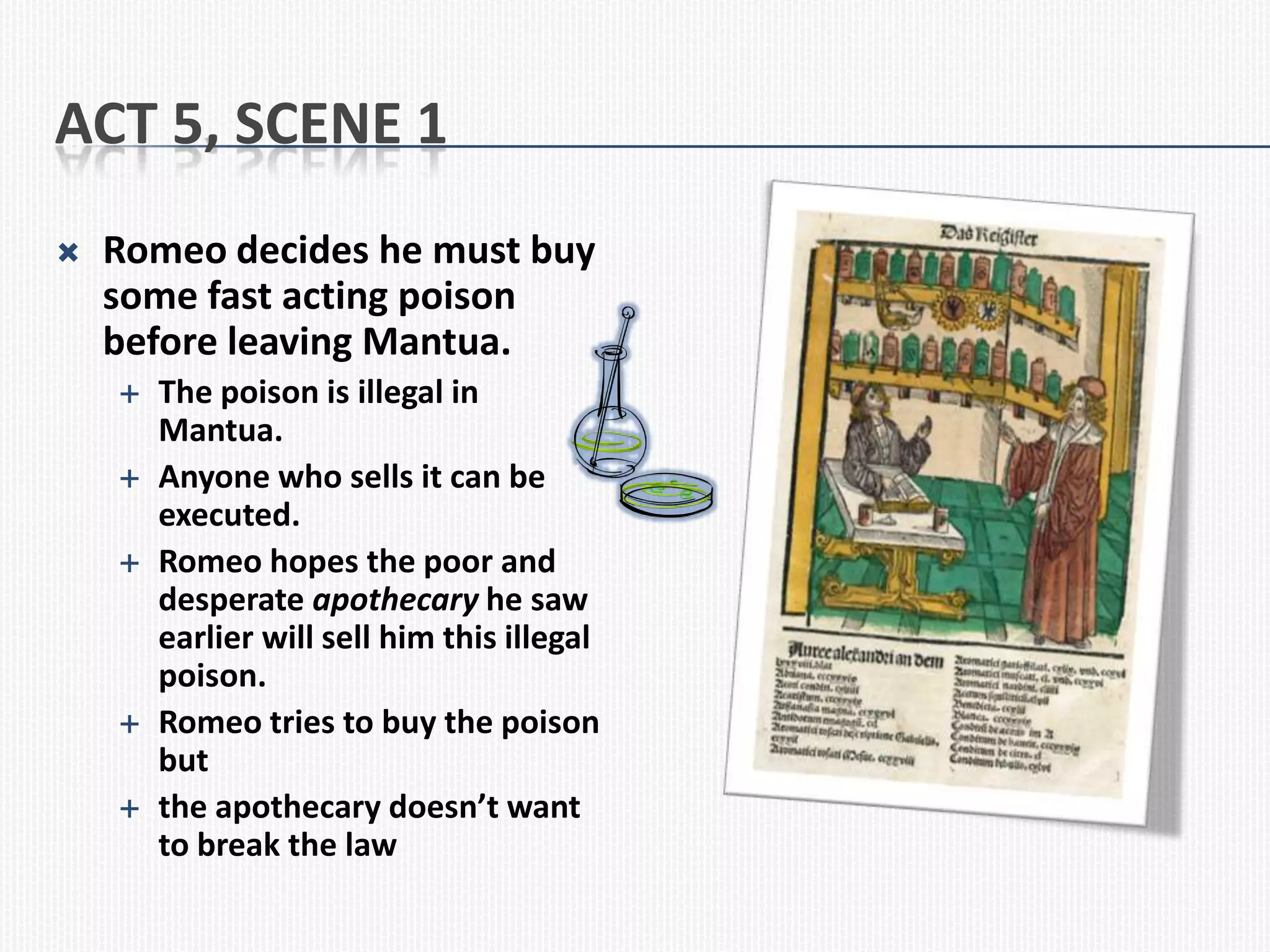 Romeo and Juliet Act 5 Summary Notes | PPTX