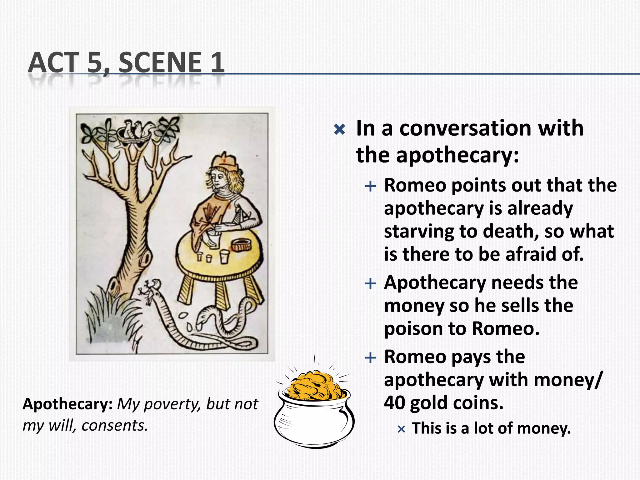 Romeo and Juliet Act 5 Summary Notes | PPTX