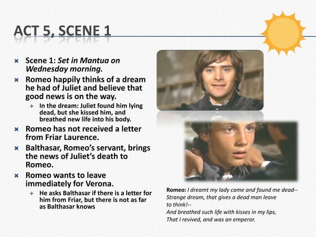 Romeo and Juliet Act 5 Summary Notes | PPTX
