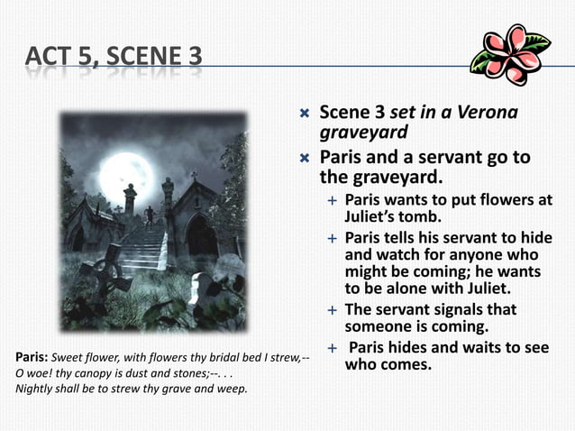 Romeo and Juliet Act 5 Summary Notes | PPTX