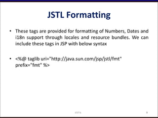 JSP Standard Tag Library | PPT