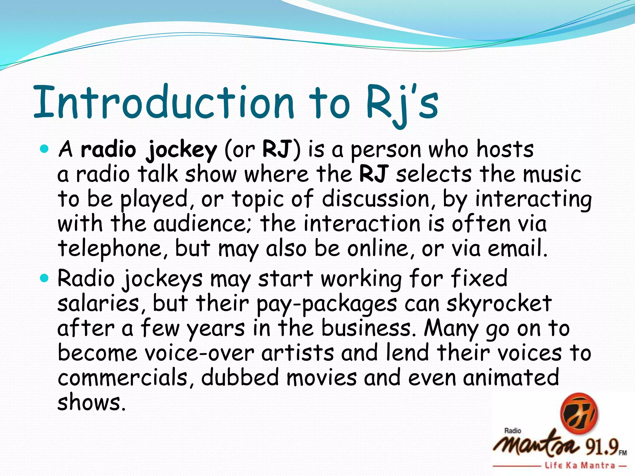 Rj as communicator | PPTX