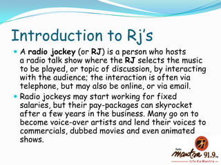 Rj as communicator | PPTX