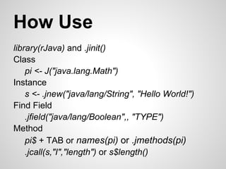 rJava | PDF | Programming Languages | Computing