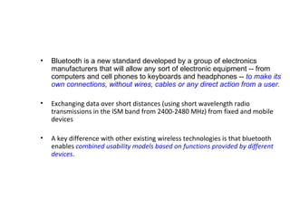 Rj bluetooth | PPT | Computer Peripherals | Computing