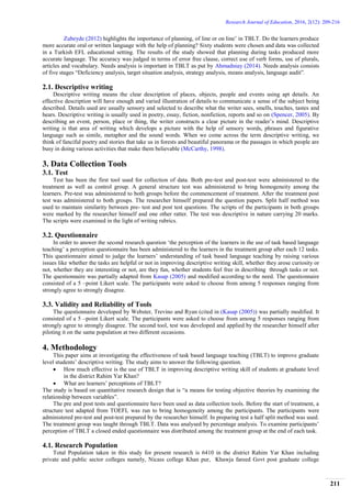 Exploring the Effectiveness of Task Based Language Teaching In the ...