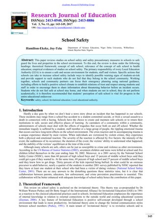 School Safety | PDF