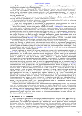 How do Teacher Preparation and Infrastructural Facilities Impact on The Implementation of Lower ...