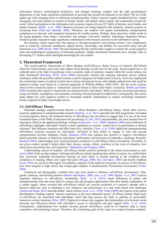 Structural Equation Modeling of Cognitive Determinants of Technology ...