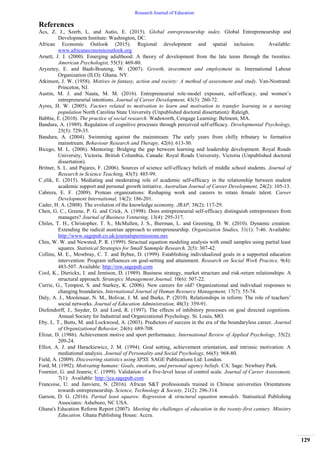 Structural Equation Modeling of Cognitive Determinants of Technology ...