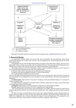 Improvisation of Teacher-Made Instructional Media and Students ...
