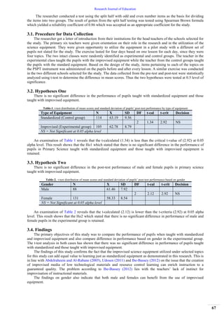 Improvisation of Teacher-Made Instructional Media and Students ...