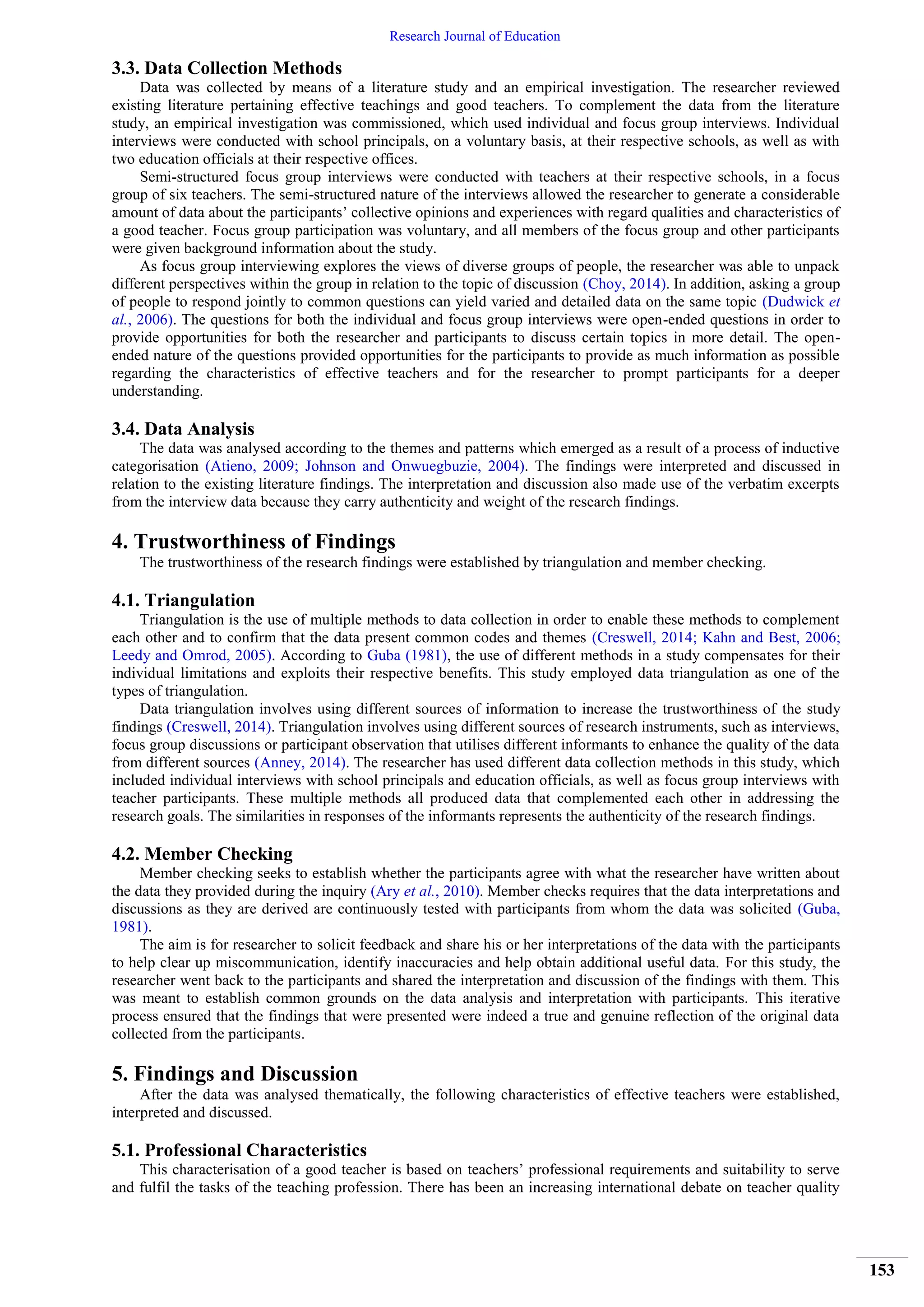 The Three Characteristics of an Effective Teacher | PDF